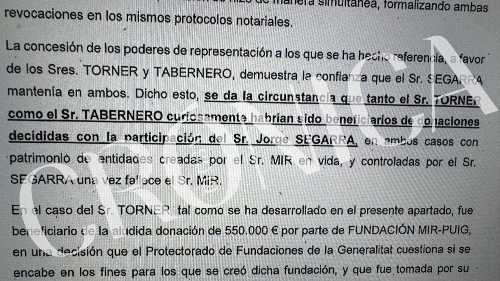 Los investigadores del 'caso Cellex' sospechan que Tabernero y Torner ...