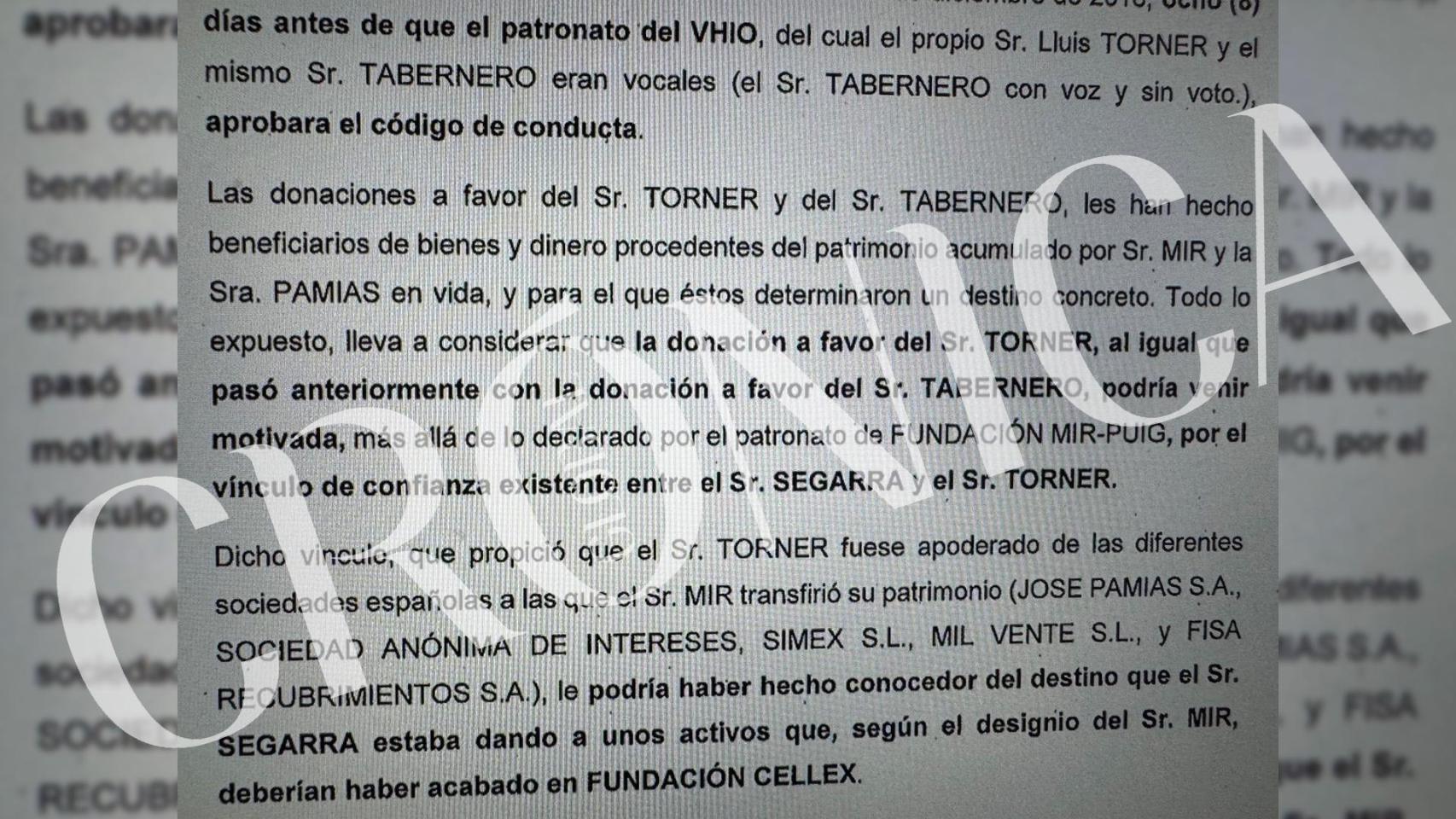 Los investigadores del 'caso Cellex' sospechan que Tabernero y Torner ...