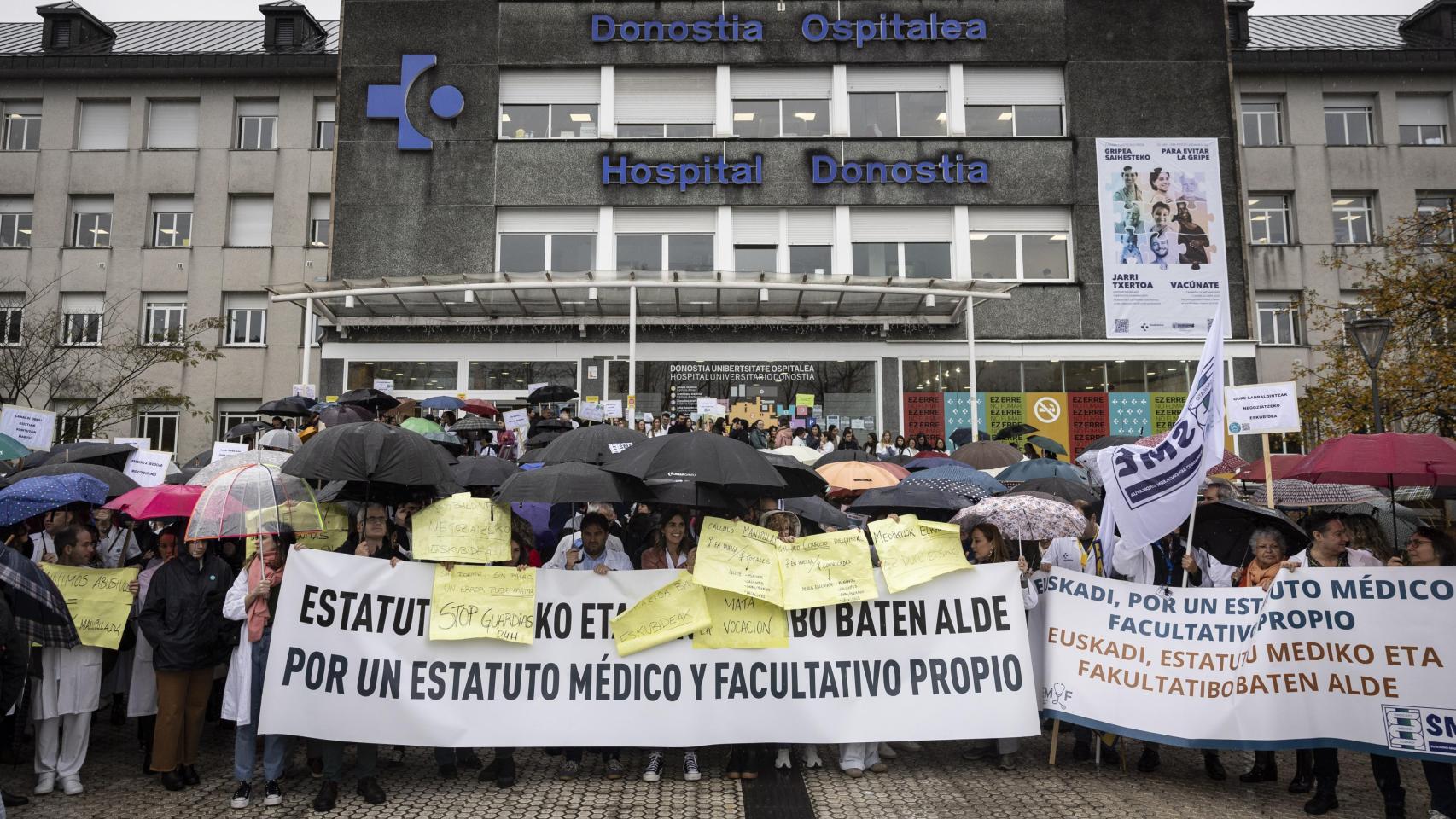 Los médicos de Osakidetza concluyen este viernes la huelga que pone en ...