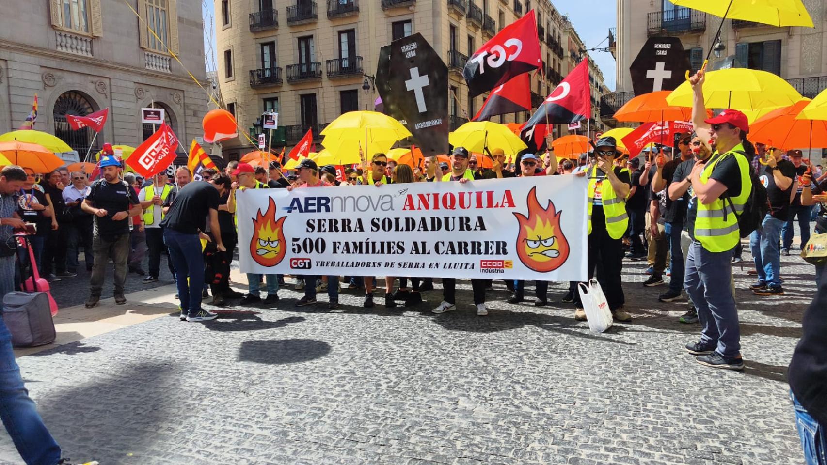 La plantilla de Serra Soldadura trae a Vitoria las protestas contra ...